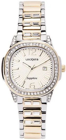 Dámské švýcarské značkové luxusní hodinky Lacerta LC202 se safírovým sklem