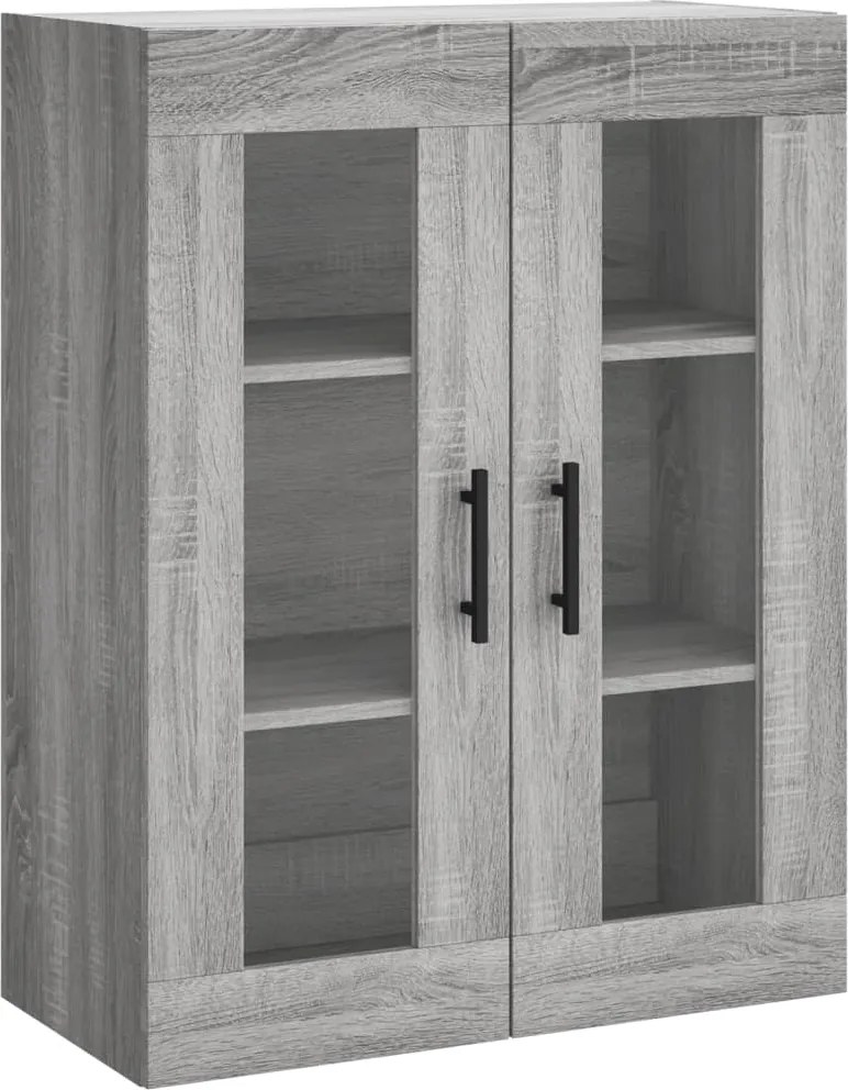 Skříň highboard šedá sonoma 69,5 x 34 x 180 cm kompozitní dřevo 3198559
