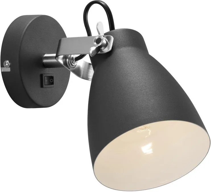 Nástěnná čtecí lampa Nordlux Largo | Ø12 cm, černá | 47051003