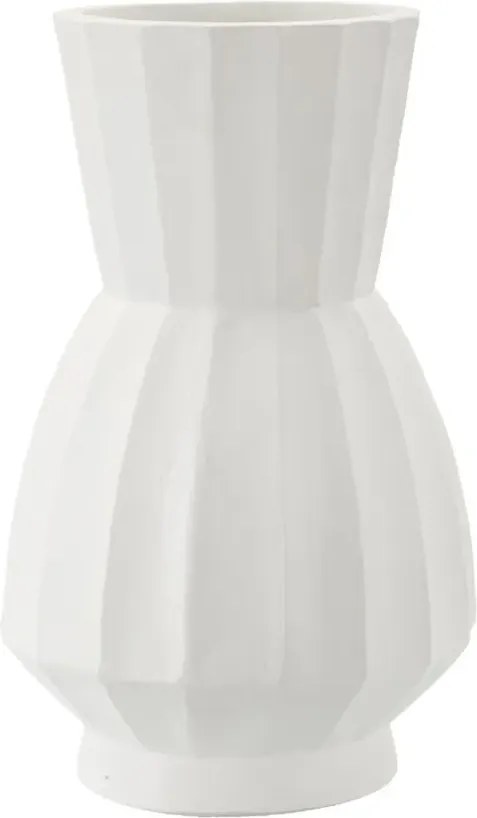 Váza Glint Pot 41 cm bílá