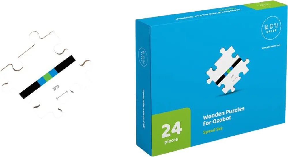 Dřevěné puzzle pro Ozobot - Speed Set
