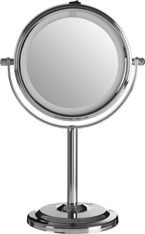 Kosmetické zrcadlo s osvětlením/zvětšovací (zvětšení 2x) ø 15 cm Cassini – Premier Housewares