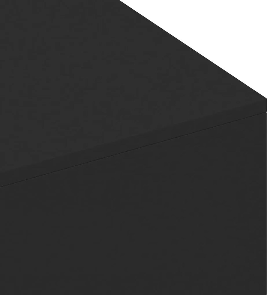 Konferenční stolek černý 100 x 49,5 x 31 cm kompozitní dřevo - Default Title
