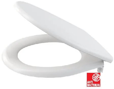 Alca - WC sedátko, duroplast, Antibacterial, bílá A601