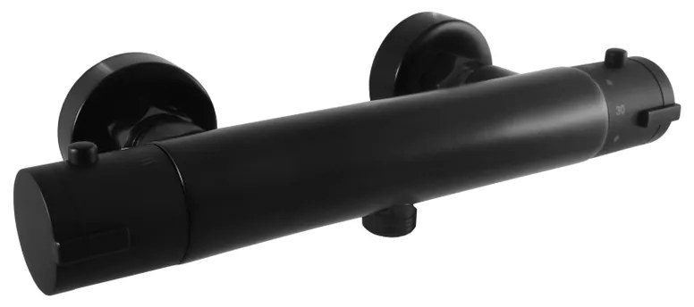RAV Slezák Vodovodní baterie sprchová termostatická TRM80.5CMAT, barva černá matná, rozměr 150 mm
