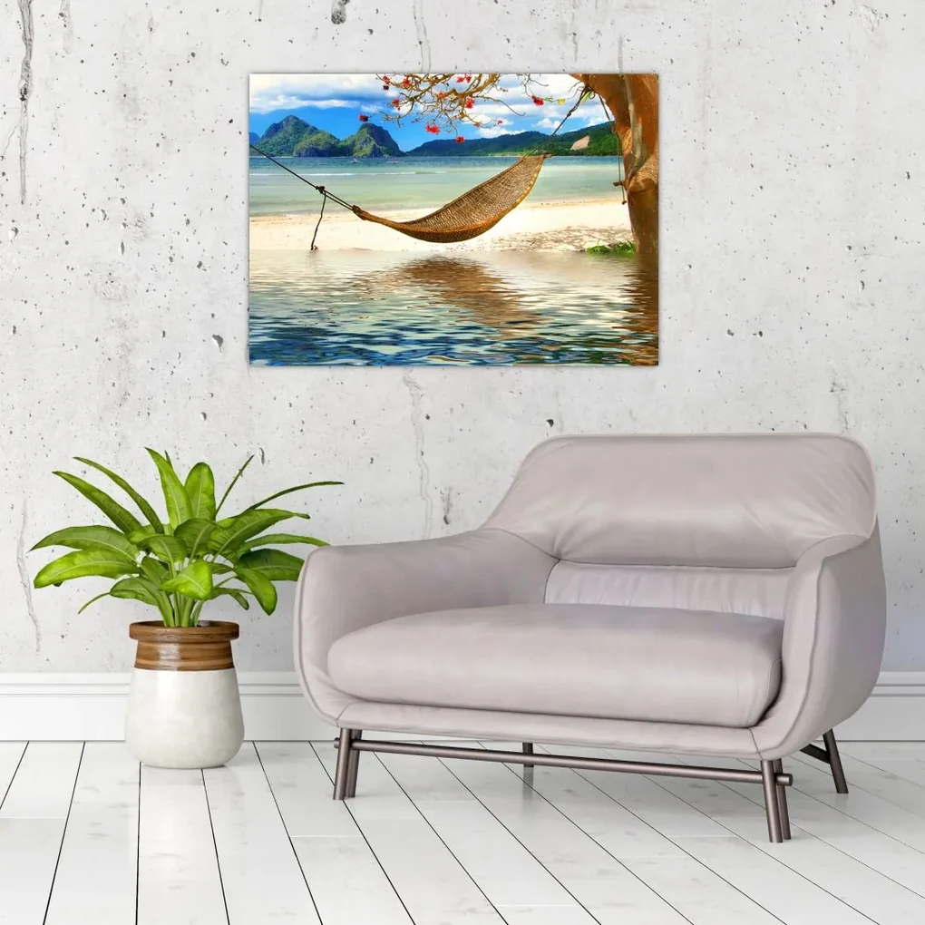 Obraz - Relax na pláži (70x50 cm) | BIANO