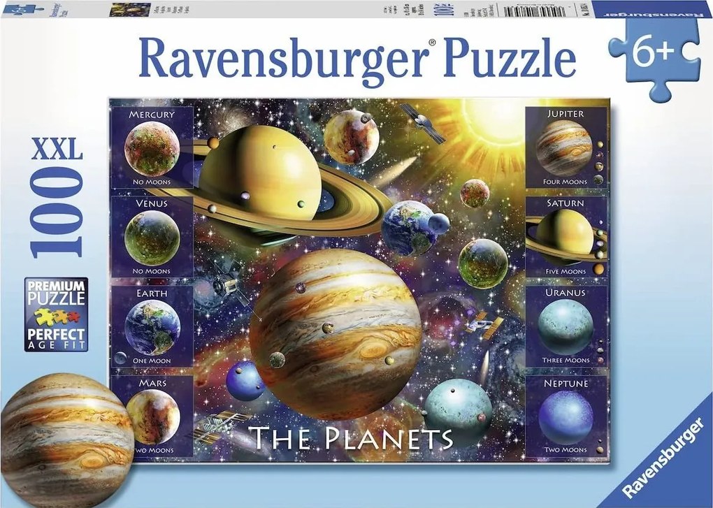 RAVENSBURGER Puzzle Planety XXL 100 dílků