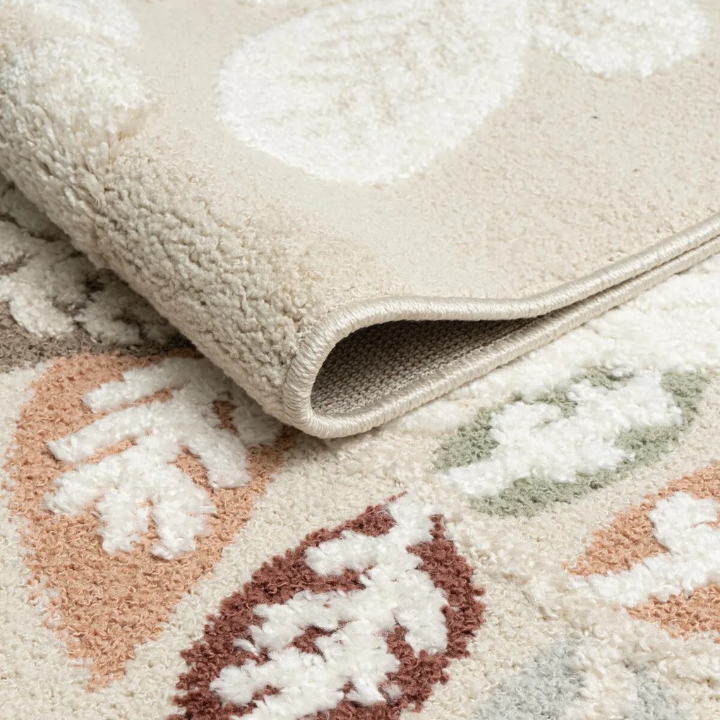 Angel Carpet, Kusový koberec Aurora 25 Beige, 80x150, béžová, kancelář