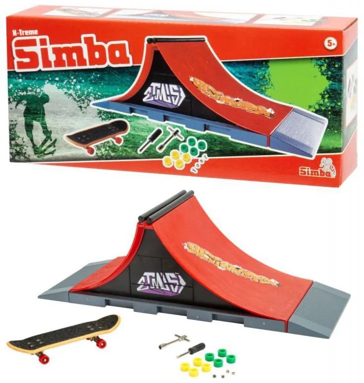 Simba simba prstový skateboard s rampou