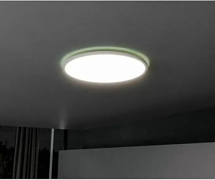 Brilliant Kulaté stropní LED svítidlo Tanida Brillant / 22 W / Ø 42 cm / teplá/studená bílá / bílá