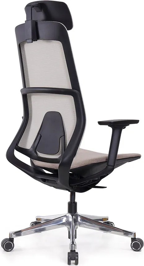 Ergonomická síťovaná kancelářská židle MOSH Airflow 406 – béžová