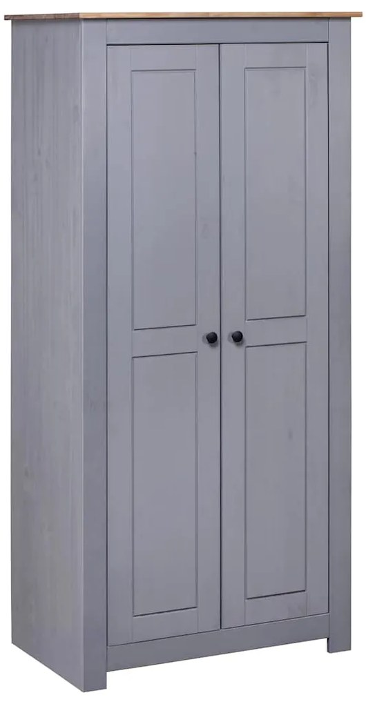 Šatní skříň 80 x 50 x 171,5 cm masivní borovice řada Panama 282665