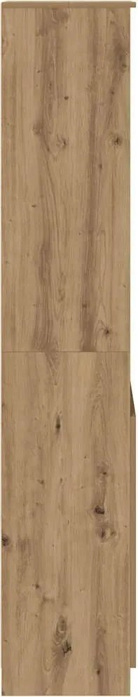 Komoda dub artisan 50x35x180 cm kompozitní dřevo 3328470