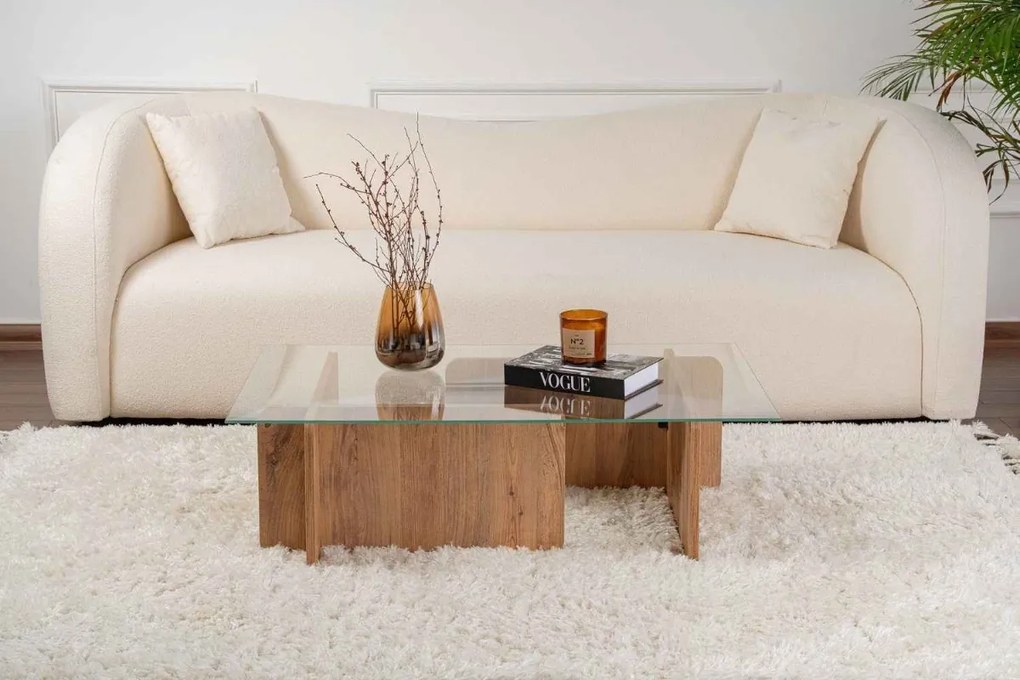 Designový konferenční stolek Rangsey 105 cm atlantská borovice