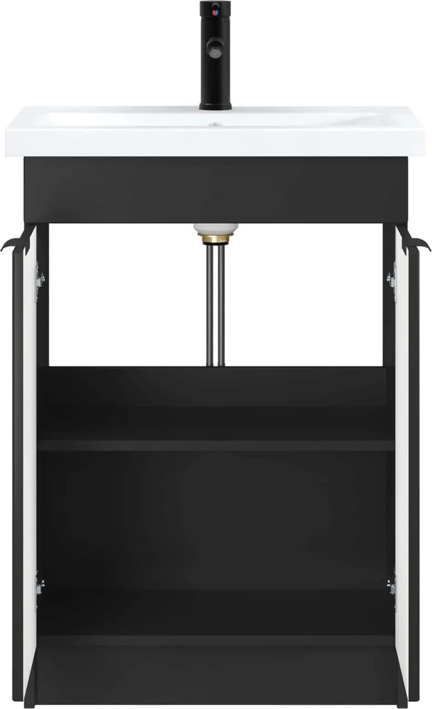 Sada koupelnového nábytku Černá 78,5 x 37,5 x 81 cm 3404155