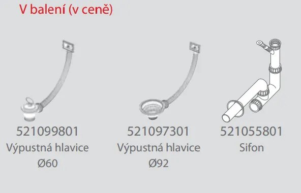 Casarredo Nerezový dřez KIBA vestavný