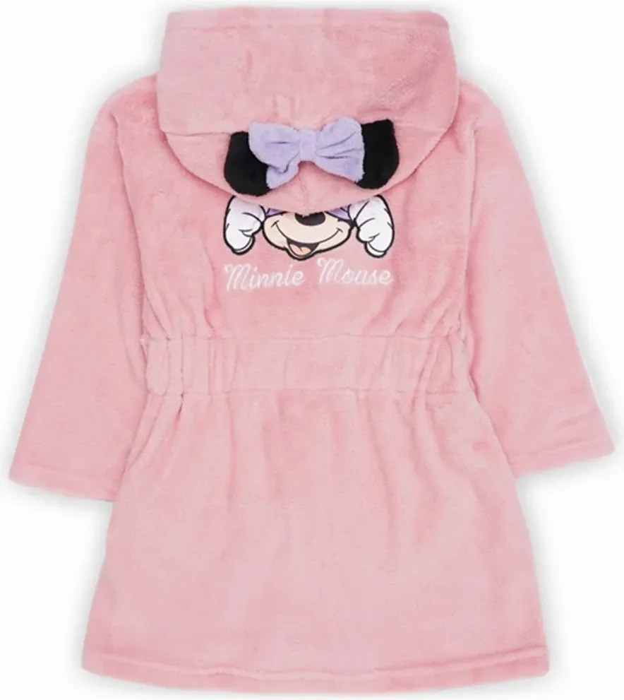 Dívčí župan Minnie Mouse - Disney - s kapucí a ouškama, 122 / 128