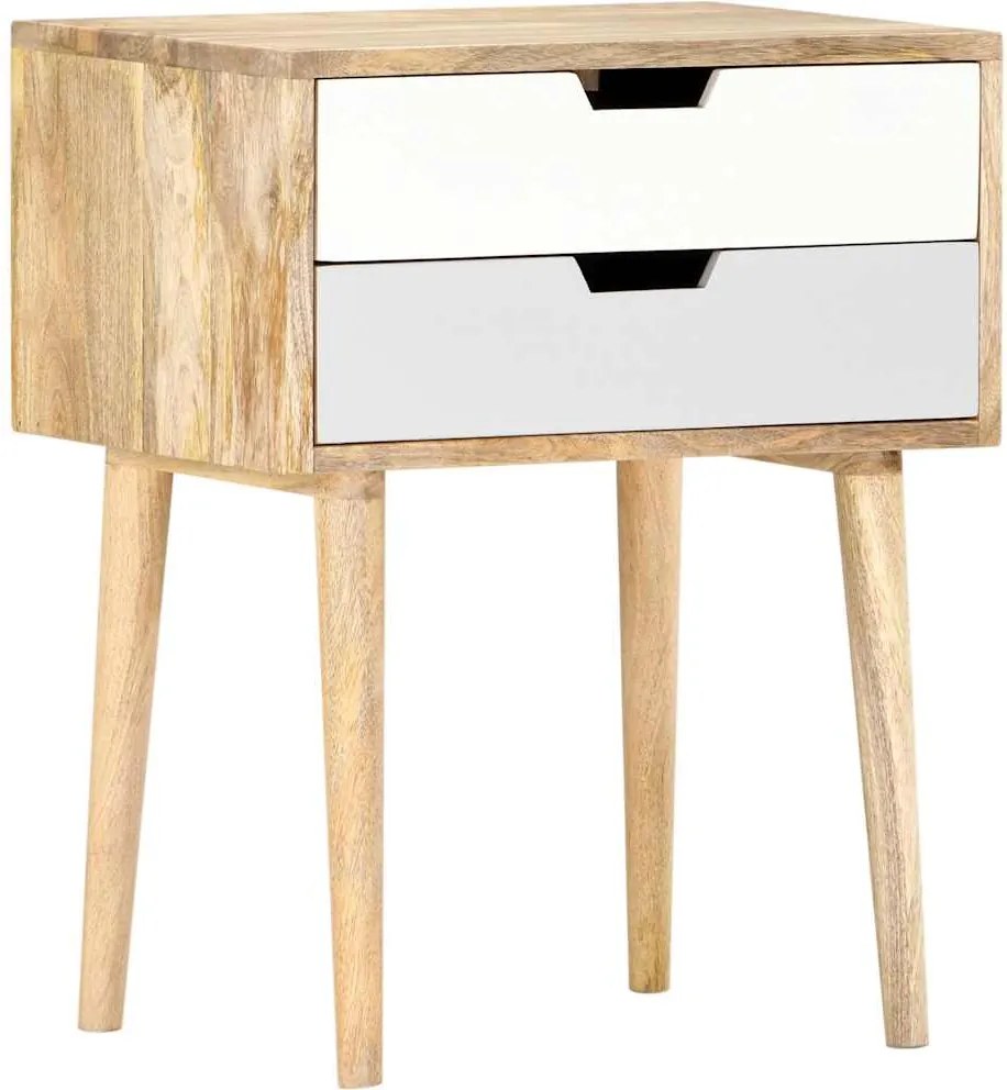 Noční stolek 47 x 35 x 59 cm masivní mangovníkové dřevo 286481
