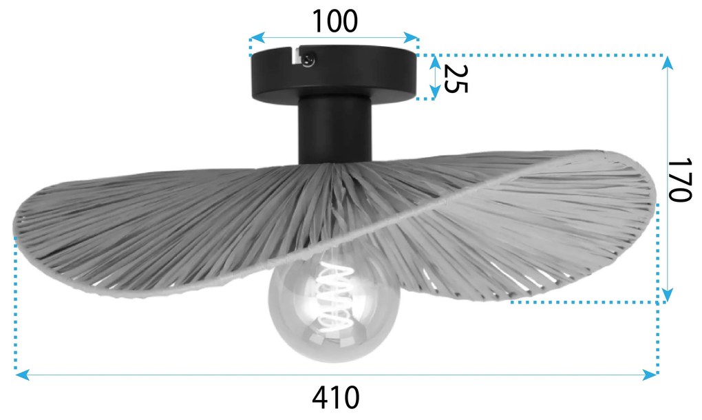 Toolight Závěsné stropní svítidlo BOHO B6 APP1827-1CP