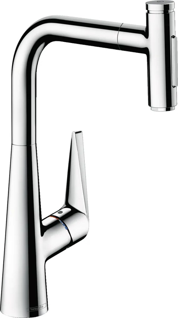 Hansgrohe Talis Select M51, dřezová baterie M5117-H300 s výsuvnou sprškou, sBOX, chromová, 73867000