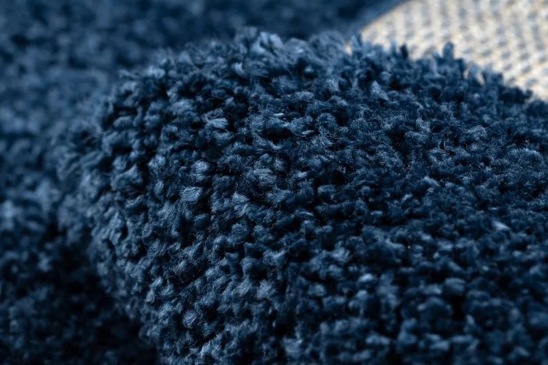 Dywany Łuszczów, Kusový koberec Berber 9000 navy, 200x290, modrá, obývací pokoj