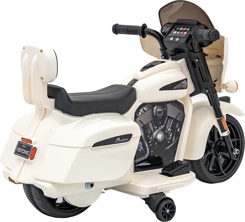 Ramiz Dětská motorka Chopper INDIAN bílá