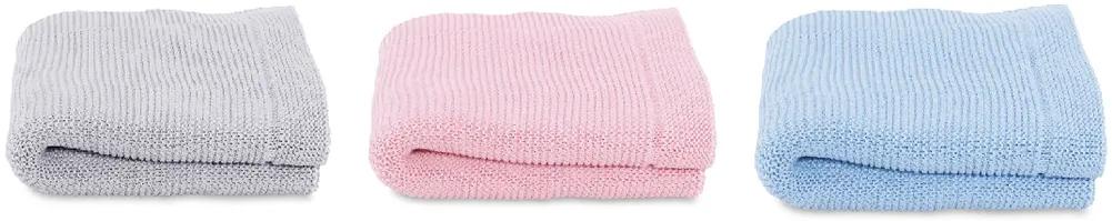 Chicco Deka pletená Tricot Blanket 70 x 90 cm Miss Pink