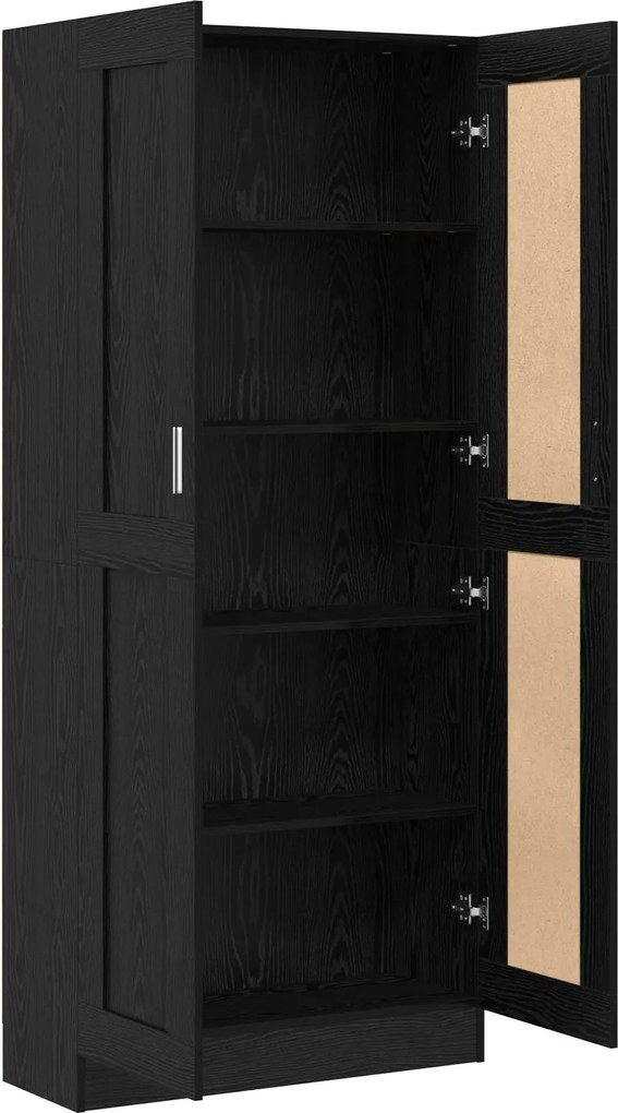 Knihovna 3 úrovní 82,5 x 30,5 x 185 cm Kompozitní dřevo 3394793