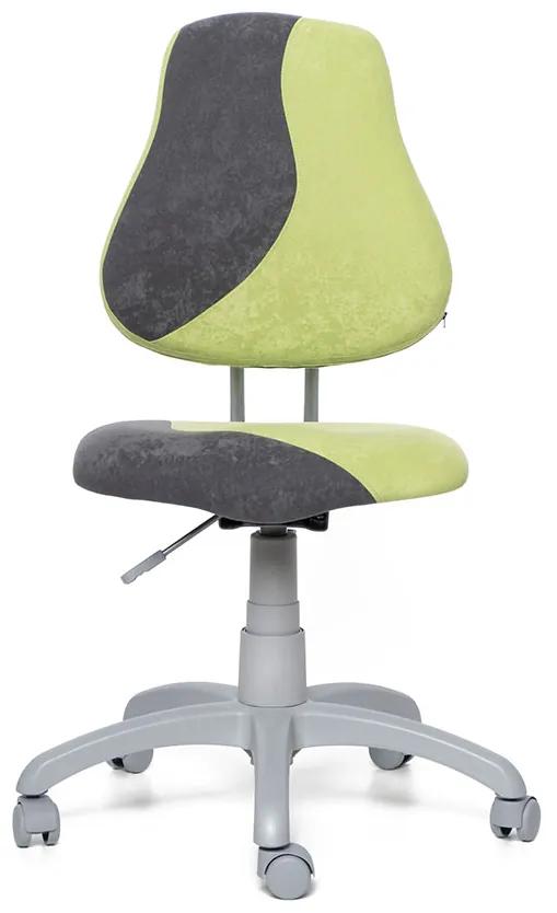 ALBA židle FUXO S-line Zelená/šedá