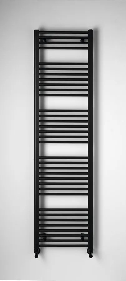 Aqualine Direct otopné těleso rovné boční připojení 450 x 1680 mm černá mat ILR64B
