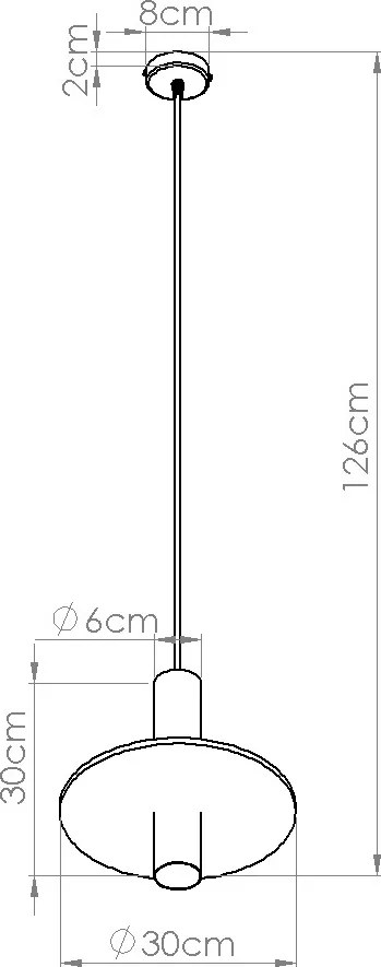 Závěsné svítidlo Pelta 1, 1x černé kovové stínítko, y