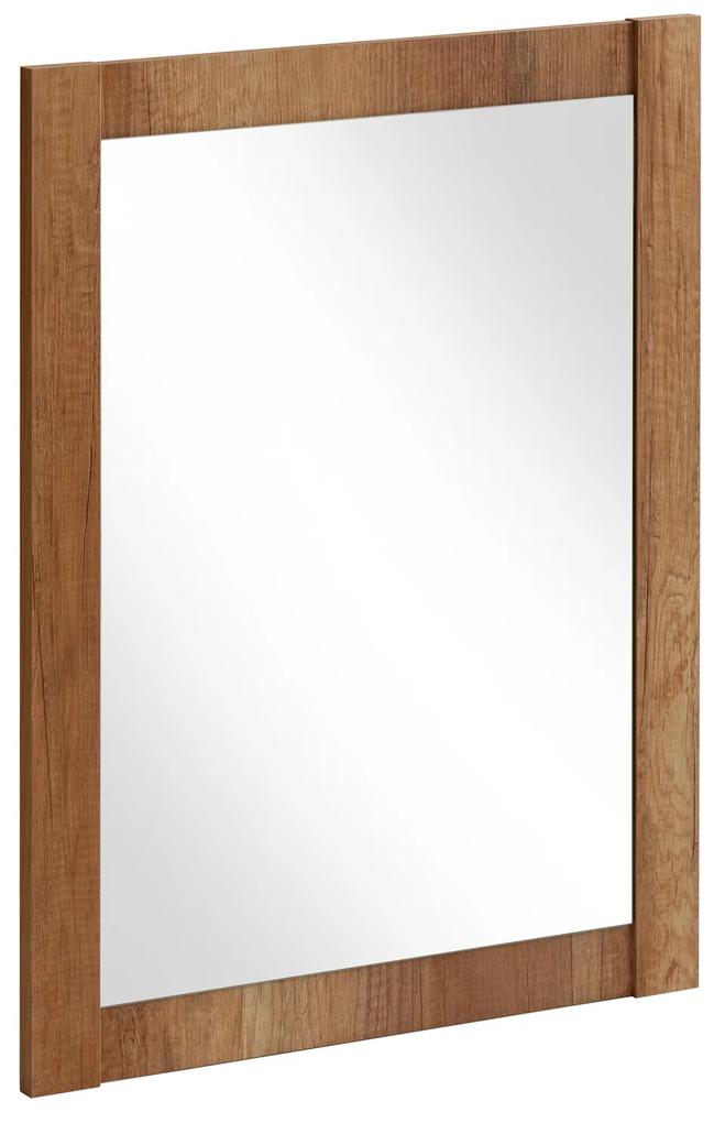 Obdélníkové koupelnové zrcadlo Dub KAYEENY