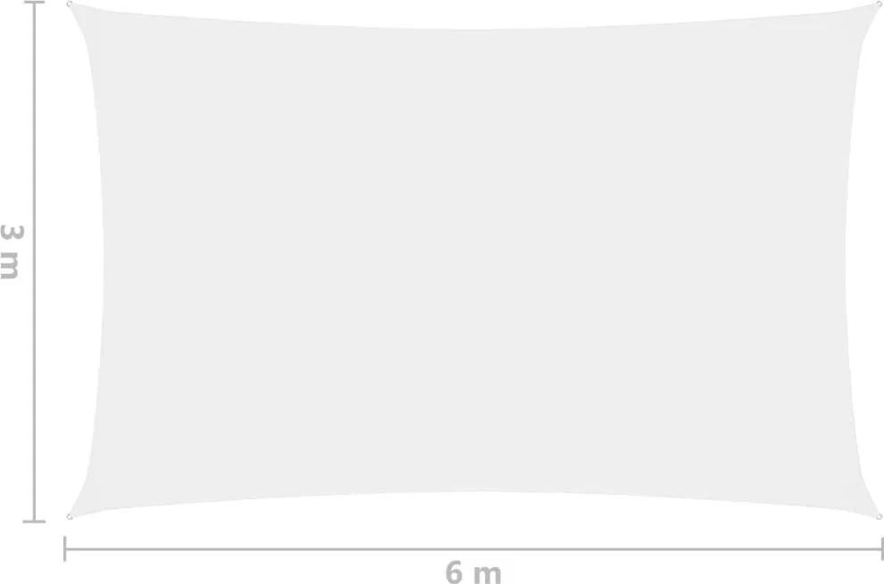 vidaXL Stínící plachta oxfordská látka obdélníková 3 x 6 m [135268] Barva: Černá
