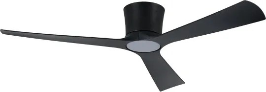 ZEVENTI - LED Stropní ventilátor AUREX LED/24W/230V Wi-Fi Tuya černá + DO
