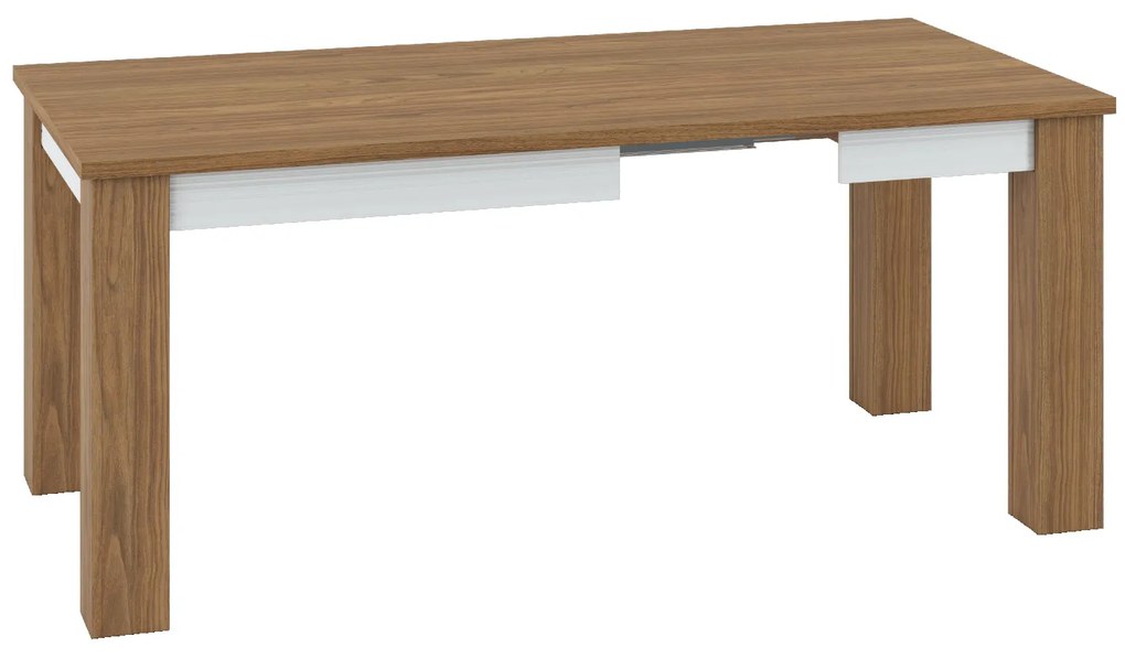 ML Meble Rozkládací jídelní stůl DALLAS 15 Barva nábytku: Bílý lesk