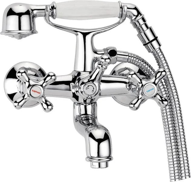 Aqualine Aqualine, VICTORIA nástěnná sprchová kohoutková baterie, chrom, VC11