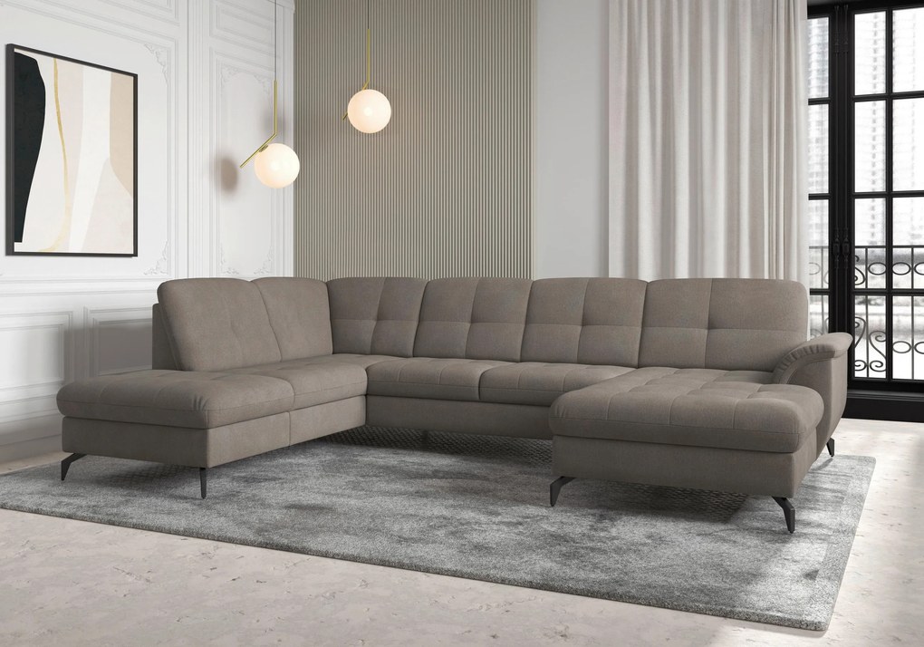 XXXLutz SEDACÍ SOUPRAVA, textil, jílová barva Sit & More - Sedací soupravy - 00014401333Z