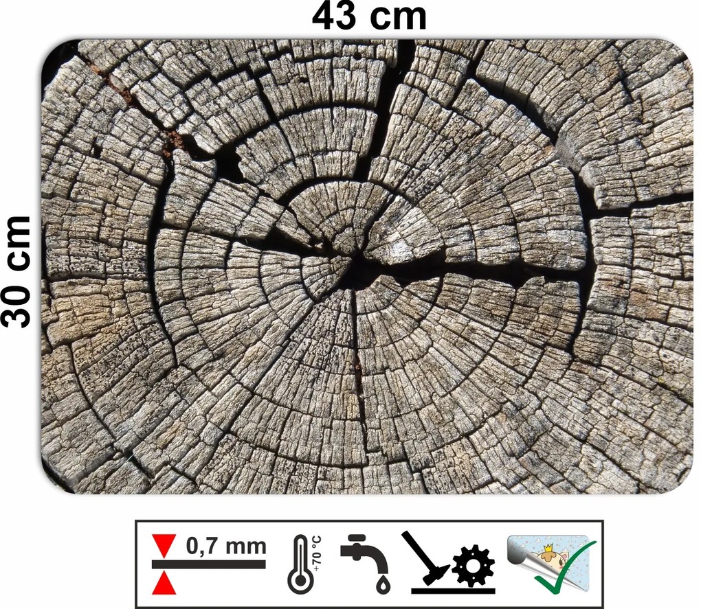 PokojovaDekorace.cz, Prostírání - 098, Imitace dřeva, 43x30cm