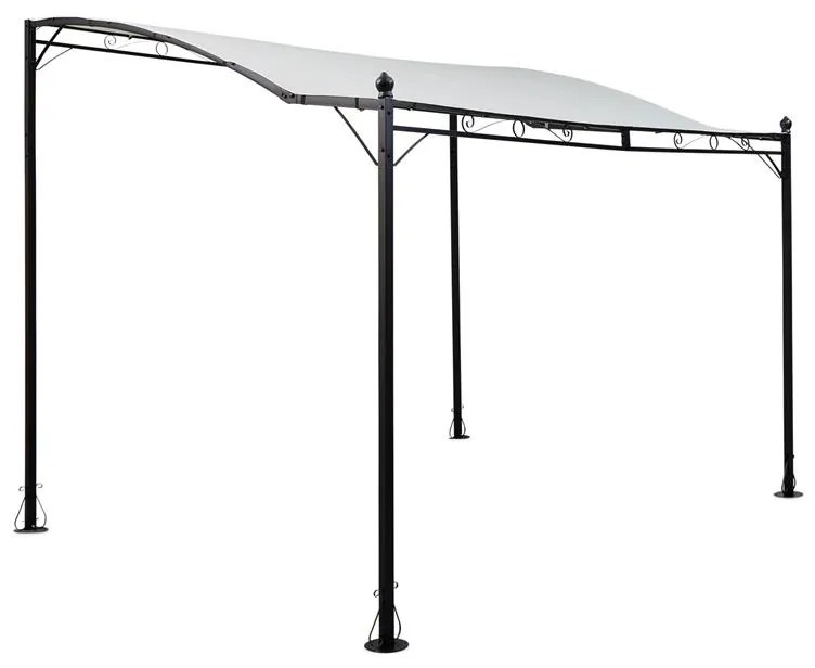 Allure, pergola, přístřešek, pavilon, 300 x 250 cm, polyester, světle béžová