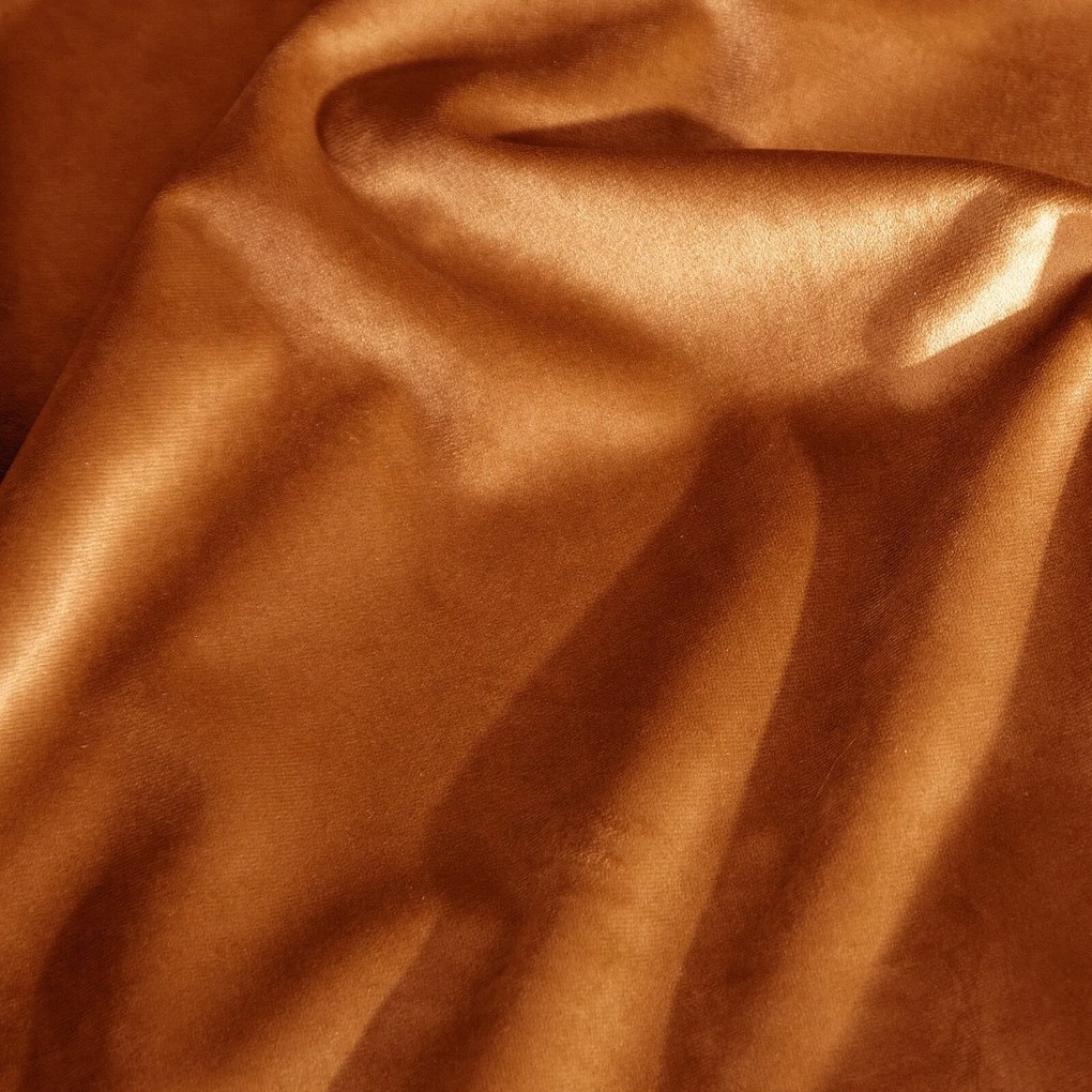 ZATEMŇOVACÍ ZÁVĚS NA KROUŽCÍCH RIA 140X250 CM ORANŽOVÁ