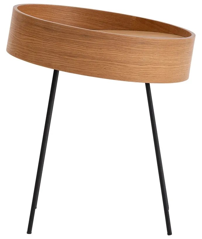 Kalune design Odkládací stolek ILO hnědý