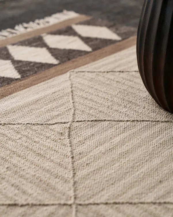 Diamond Carpets India, Ručně vázaný kusový koberec Villa Di Roma DE 2252 Multi Colour, 120x170, hnědá, chodba / předsíň
