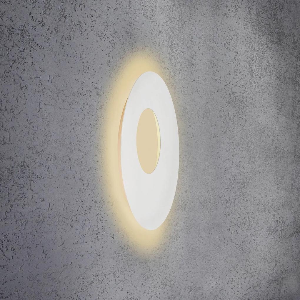 Escale Blade Open LED nástěnné světlo, bílá, Ø59cm