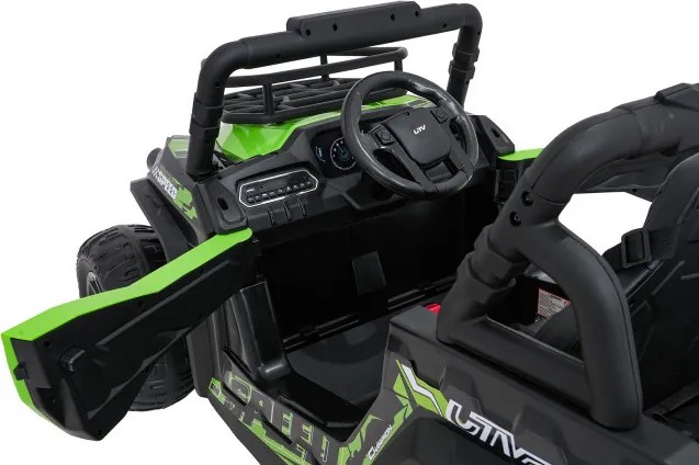 Elektrické terénní autíčko UTV LIFT zelené