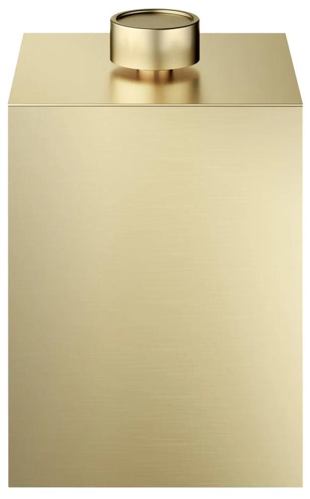 Decor Walther Luxusní koupelnový koš s víkem DW 76 zlatý mat