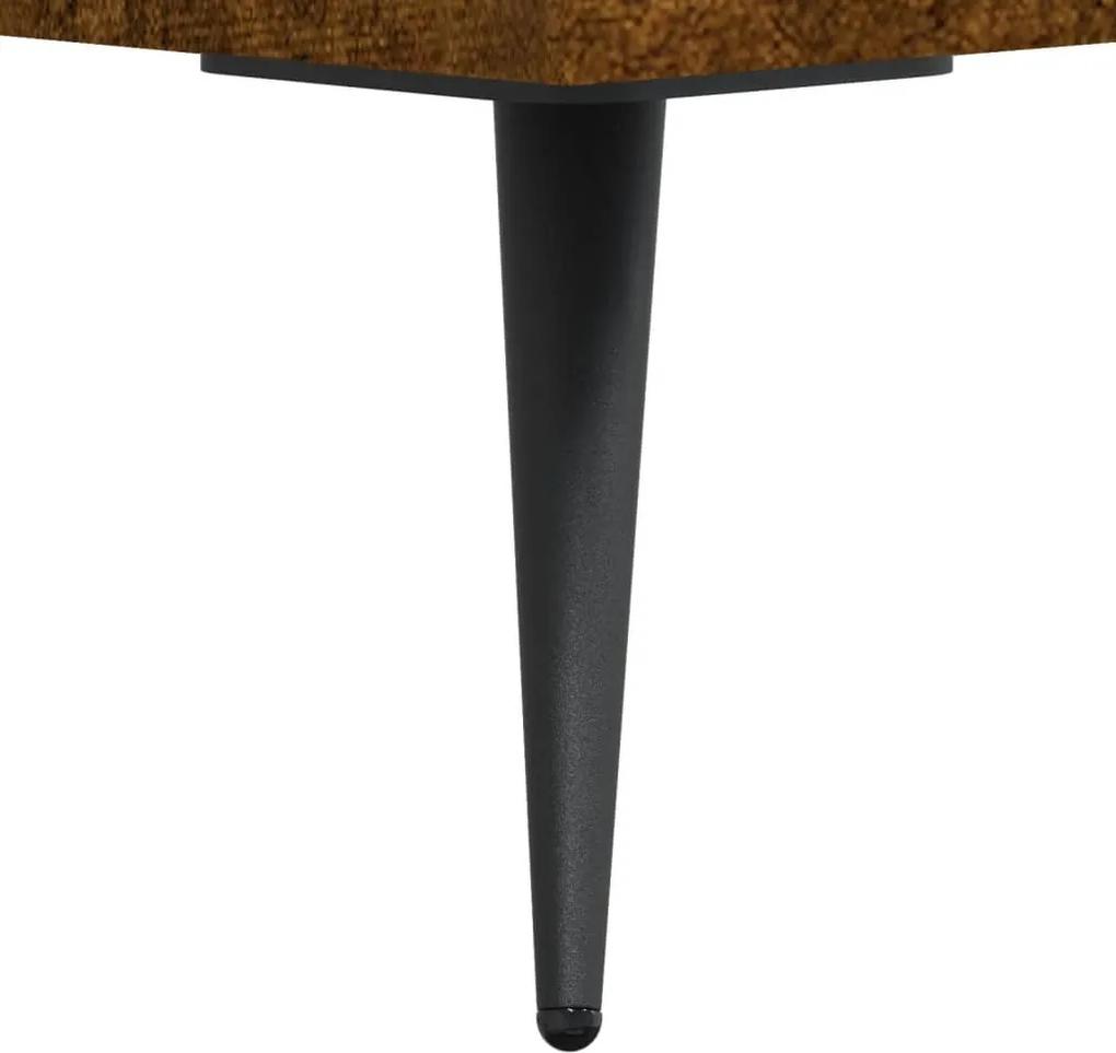 vidaXL Skříň highboard 69,5 x 31 x 115 cm kompozitní dřevo [830297] Barva: kouřový dub