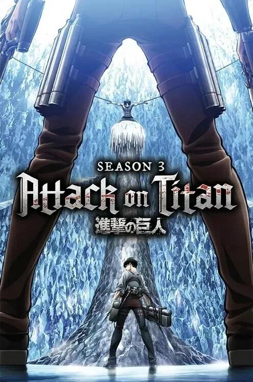 Plakát, Obraz - Attack On Titan - Key Art Season 3