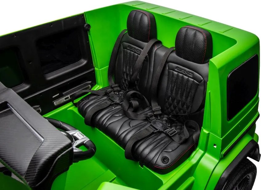 LEAN CARS Elektrické autíčko Mercedes G63 XXL zelené 4x4 24V
