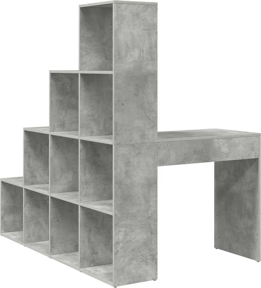 Rohový psací stůl Betonově šedá 101,5 x 149,5 x 149,5 cm 3337244