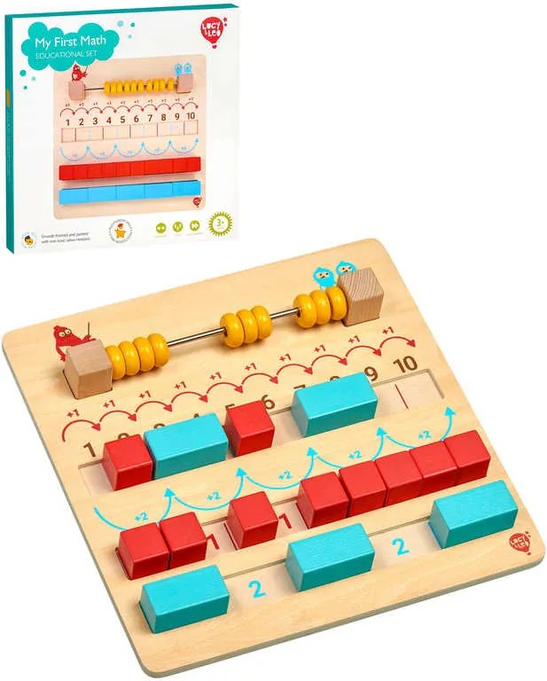 _Ostatní 1_ LUCY AND LEO DŘEVO Moje první matematika edukativní set počítání ll251